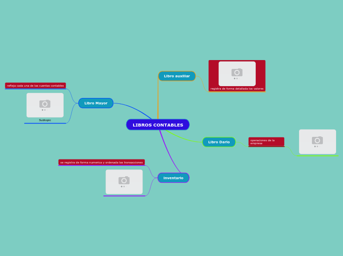 LIBROS CONTABLES - Mind Map